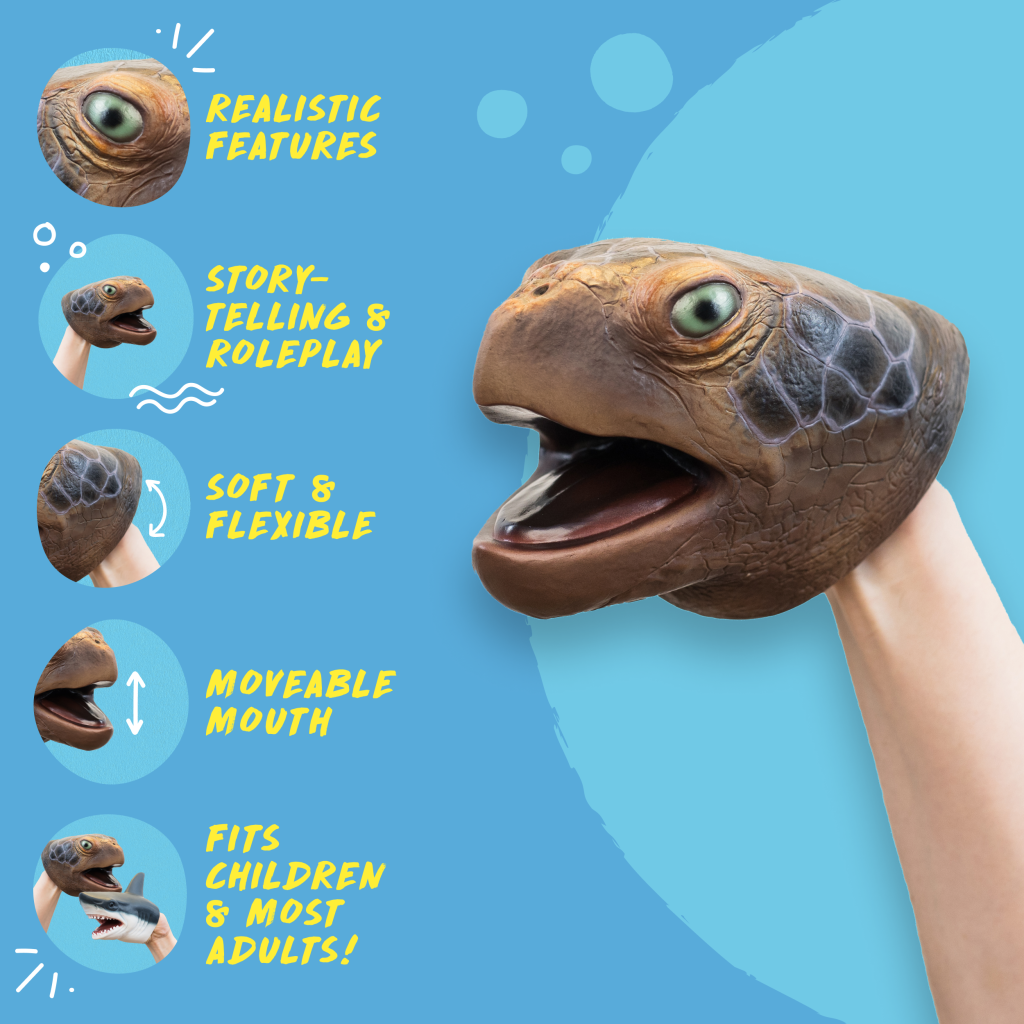 Wild Thingz Hand Puppet - Sea Turtle - Toytastic