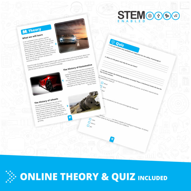 Engino Motorized Race Car Set | Inventor Building Kit | Toytastic