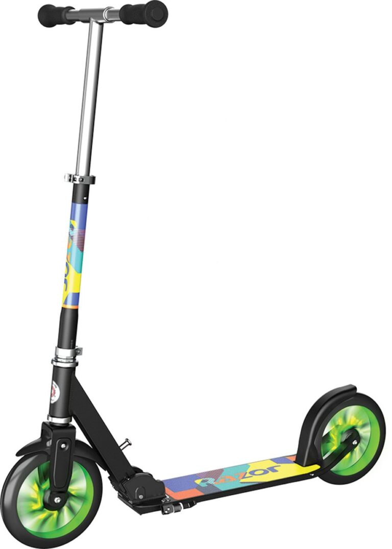Razor A5 Lux Lighted Scooter - Green | Light Up Kick Scooter