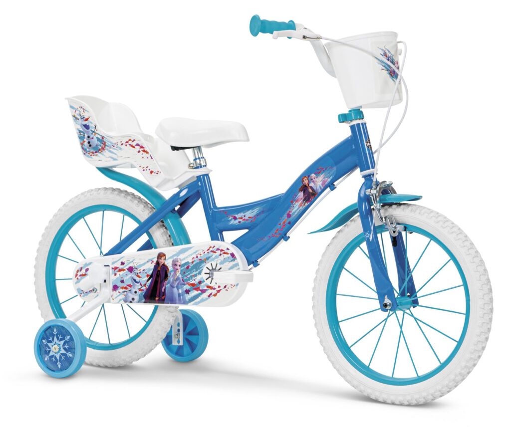 Toimsa Disney Frozen 16 Inch Bicycle | Kids Bike with Stabilisers