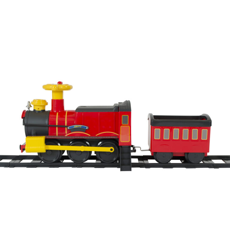 Rollplay Steam Train 6V Ride-On with Track | Kids Electric Train ...