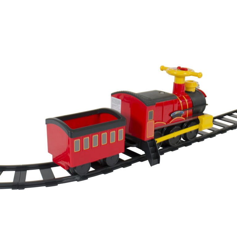 Rollplay Steam Train 6V Ride-On with Track | Kids Electric Train ...