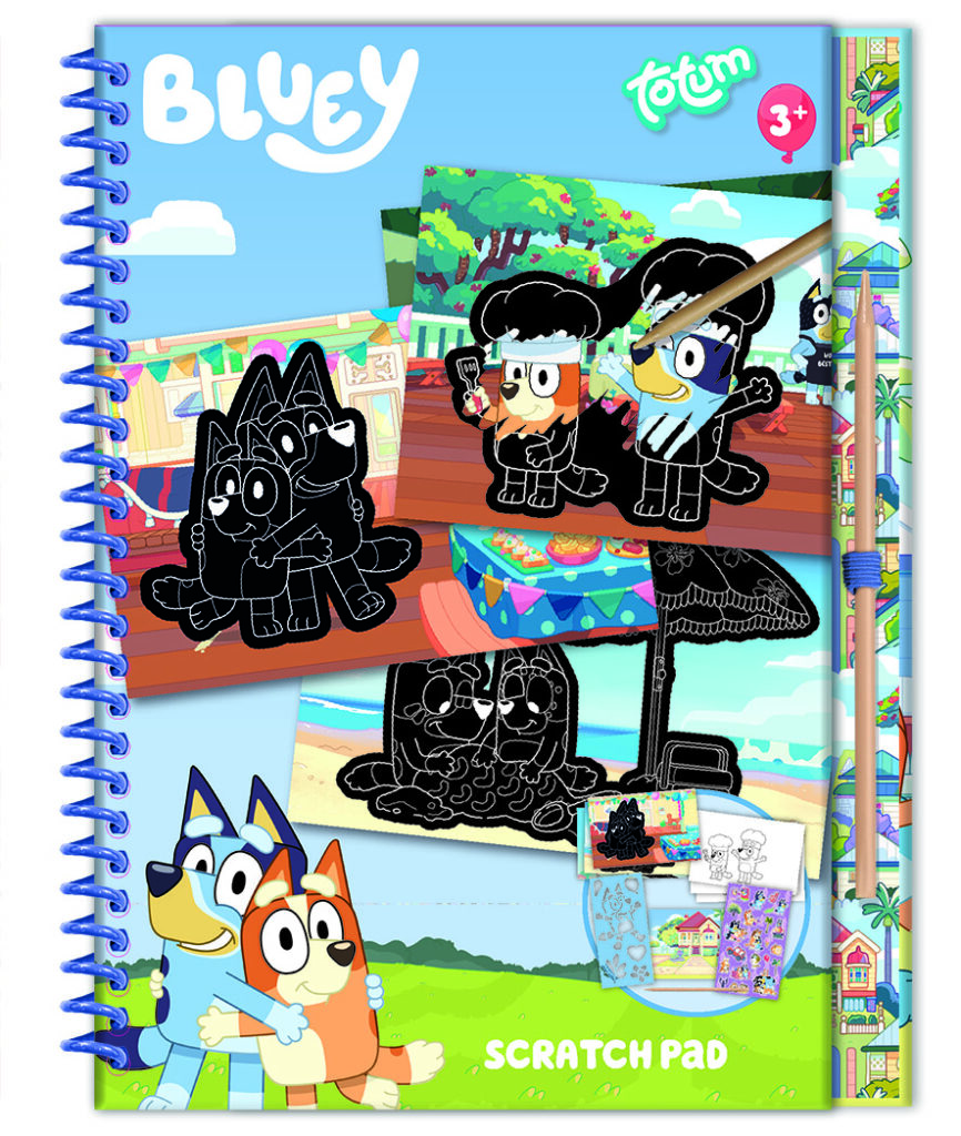 Bluey Scratch Pad | Kids Art & Activity Book | Toytastic