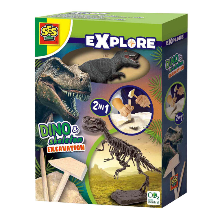 SES Creative Dino & Skeleton Excavation - T-Rex | Toytastic