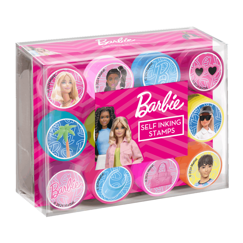 Barbie Self-Inking Stamps | Totum Kids Stamper Set | Toytastic