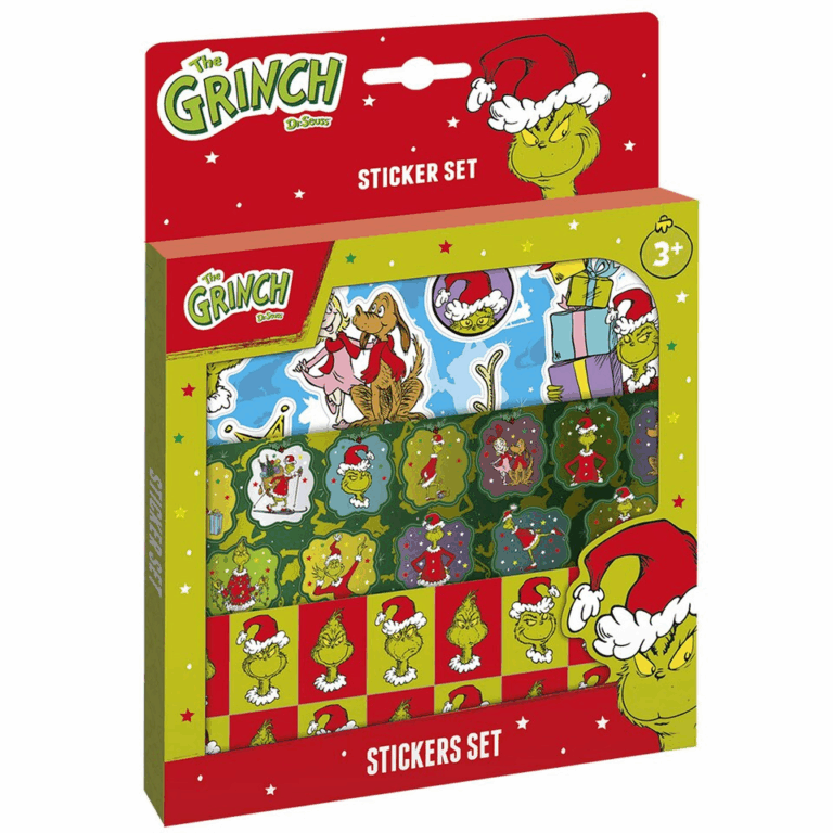 The Grinch Sticker Set | Christmas Craft Kit | Toytastic