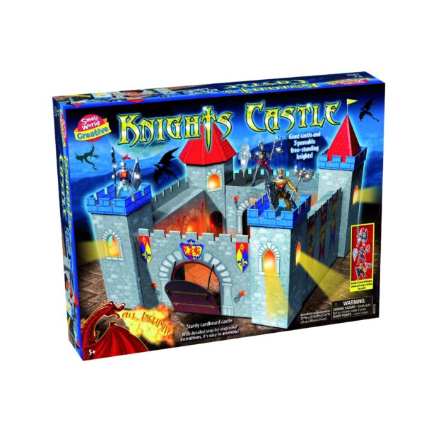 Small World Creative Knights Castle Playset | Cardboard Model