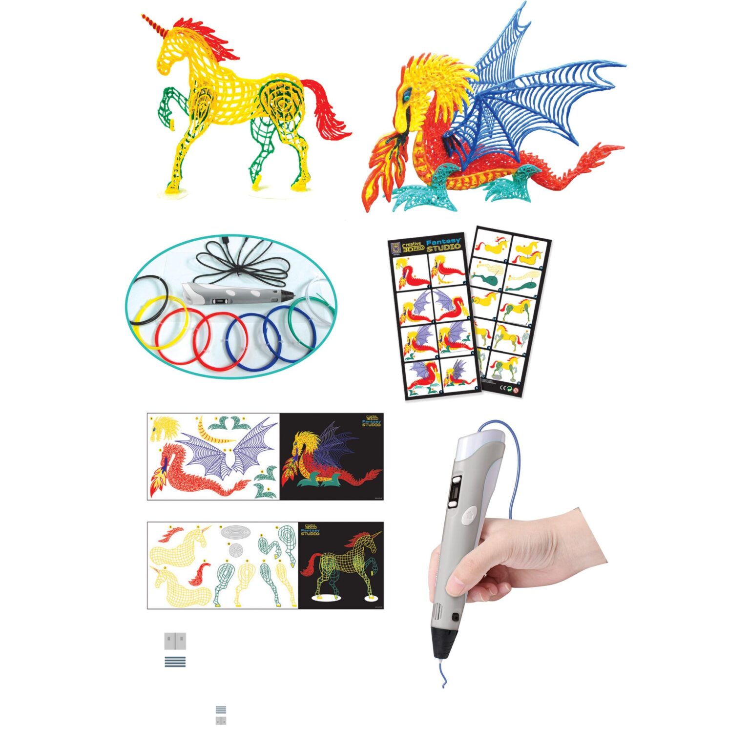 Small World Tech Art 3D Pen Fantasy Studio | Kids 3D Craft